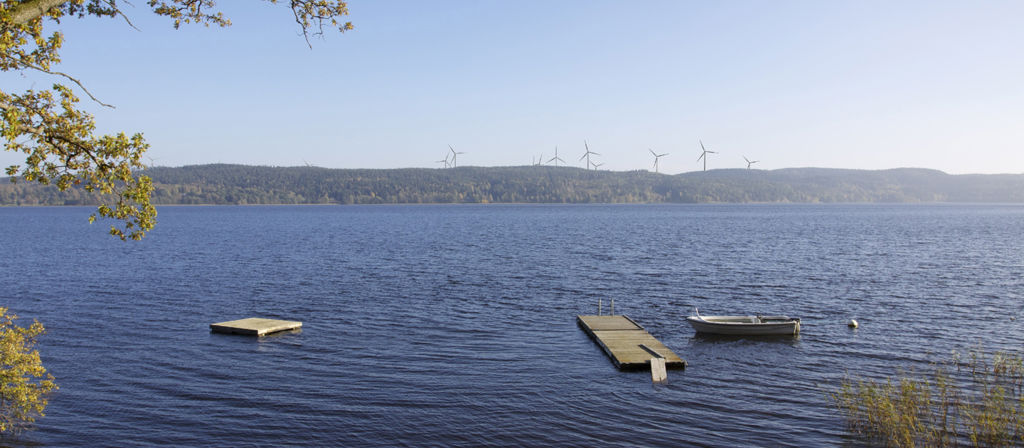 Wind farm construction in Västra Götaland