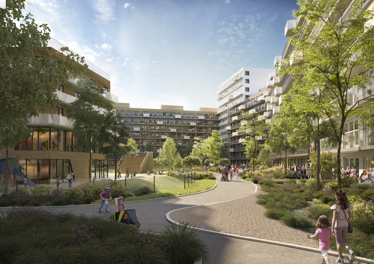 To build for OBOS at Ulven in Oslo