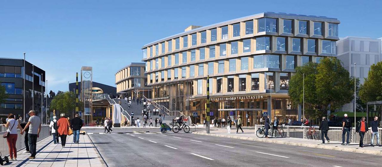 Veidekke: To build new central station in Trondheim