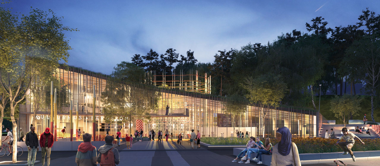 To build cultural centre in Bergsjön, Gothenburg for Higab