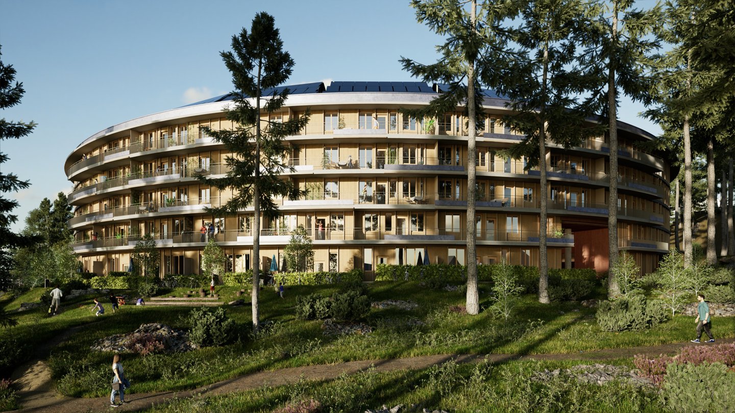 Veidekke: Building homes in a circle for OBOS